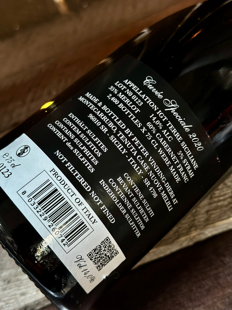 CUVÉE SPECIALE 2020 - PETER VINDING-DIERS MONTECARRUBO – Backstagewine.dk